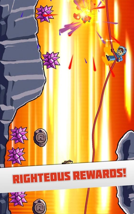 Radical Rappelling From Halfbrick Studios Is Like An Endless Runner But Vertical