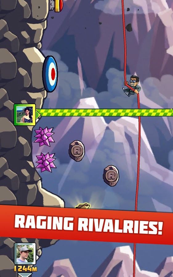 Radical Rappelling From Halfbrick Studios Is Like An Endless Runner But Vertical
