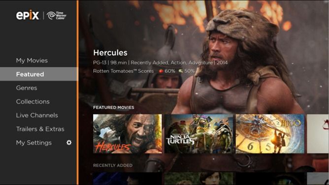 Cable Movie Channel EPIX Announces Its Android TV App Is Now Available
