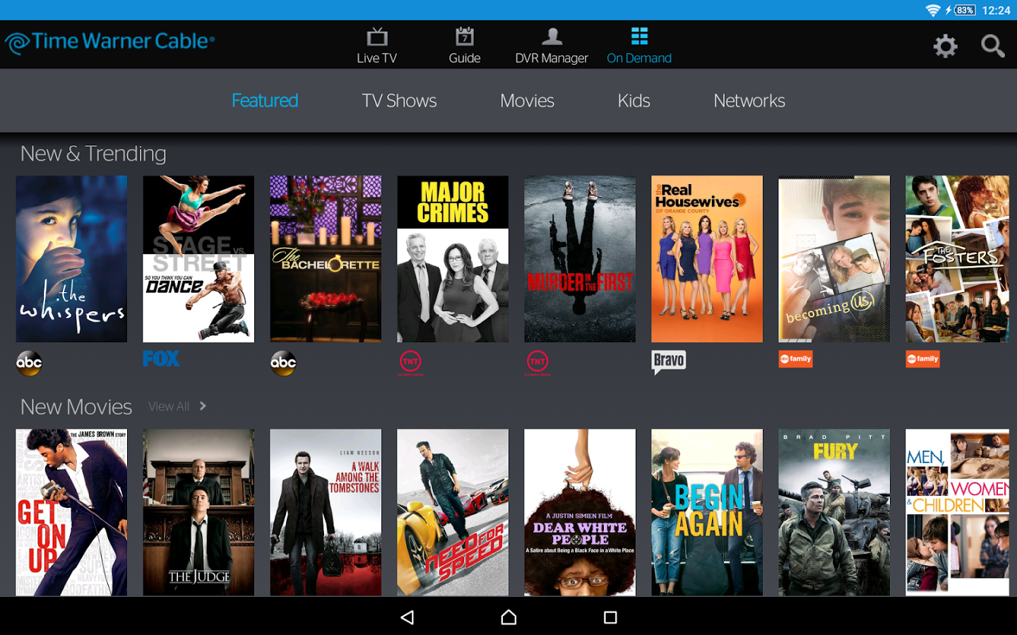 Time Warner Cable Updates Live Streaming App With A New Look And UI ...