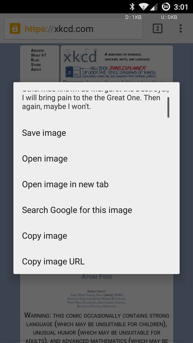 [ALL THE XKCD] Chrome Dev Finally Lets You View The Full Title Text Of ...