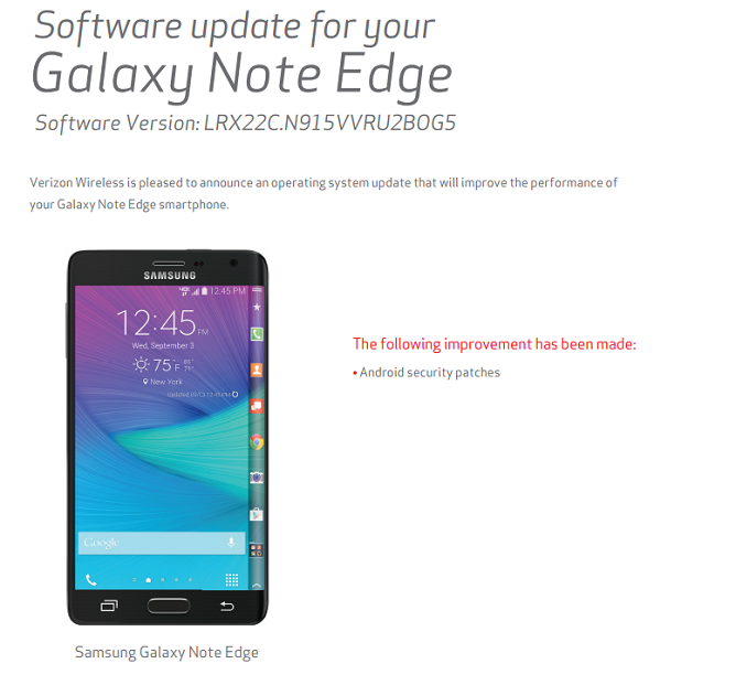 Verizon Rolls Out Its First Stagefright Fix, And It's For The Galaxy ...