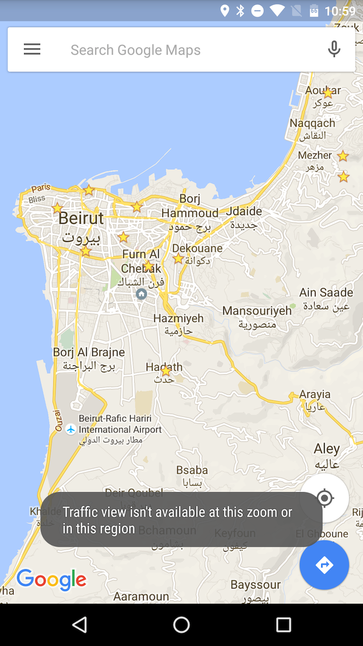 PSA: You Can Enable Google Maps Traffic View In Countries And Regions ...