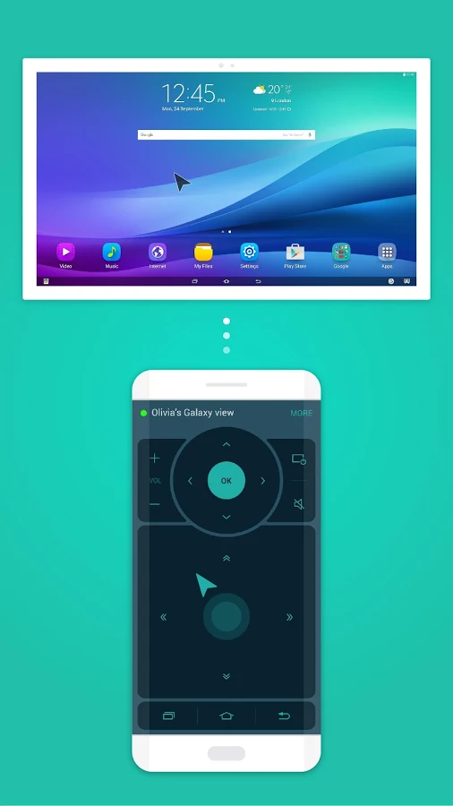 Samsung Continues To Support The Galaxy View With A Bluetooth Remote ...