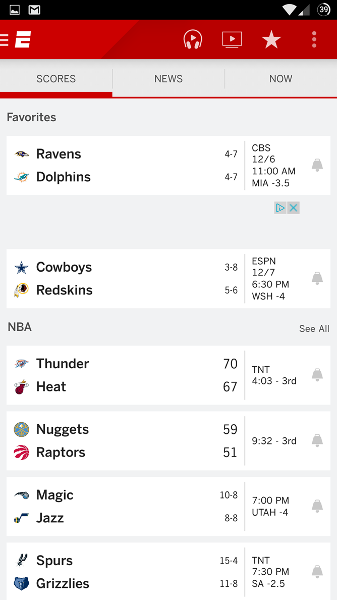 ESPN Android App Adds WatchESPN TV Streaming For Cable And Satellite ...