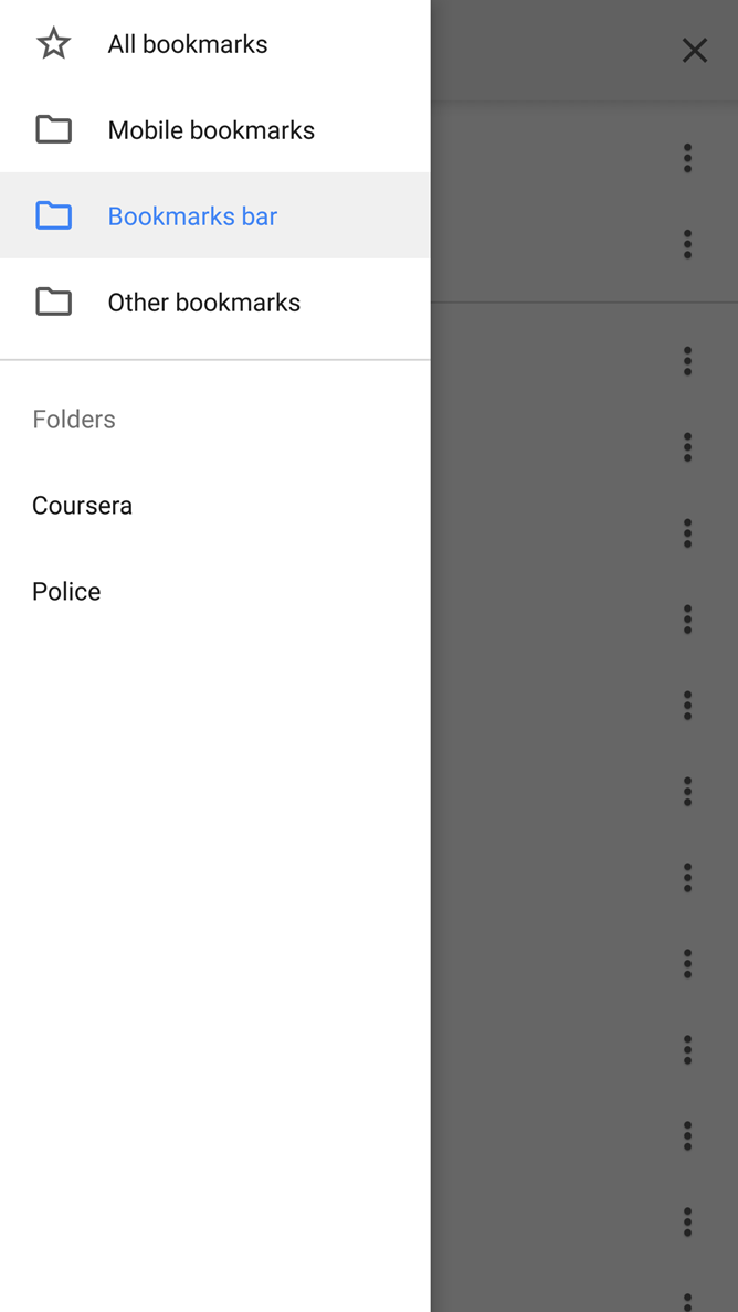 Chrome For Android 47 Tweaks The Bookmarks Interface With A Slide-Out ...