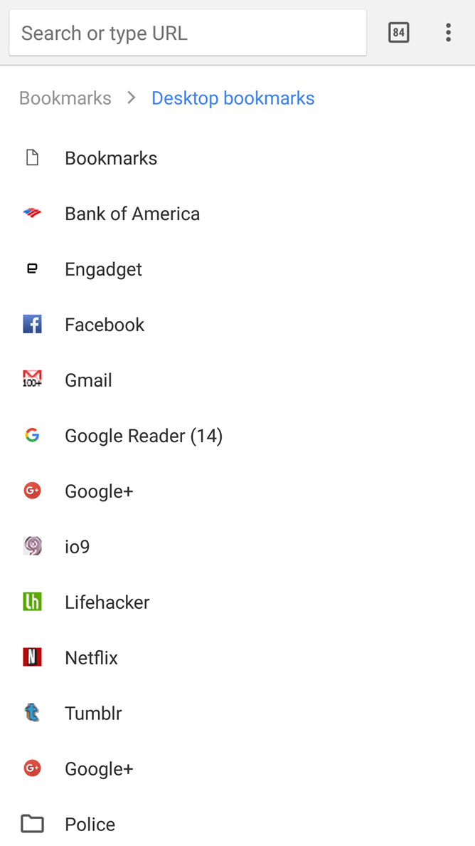 Chrome For Android 47 Tweaks The Bookmarks Interface With A Slide-Out ...