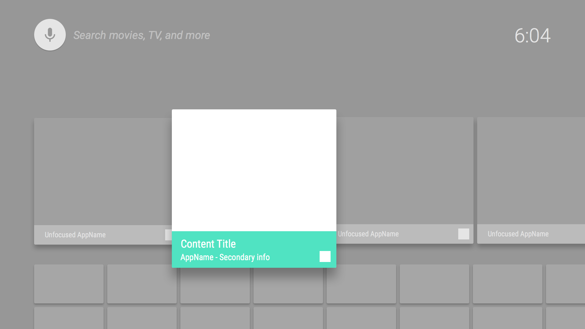Download: 7 Android TV UI Frames To Quickly Sketch Interfaces For The ...