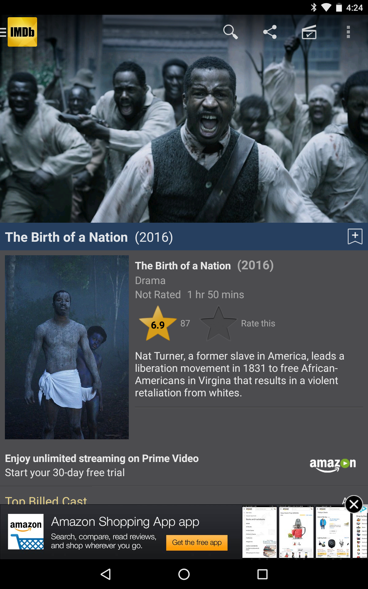 Imdb Android App Gets Material Design Updates To Action Bar Navigation Menu Search And More