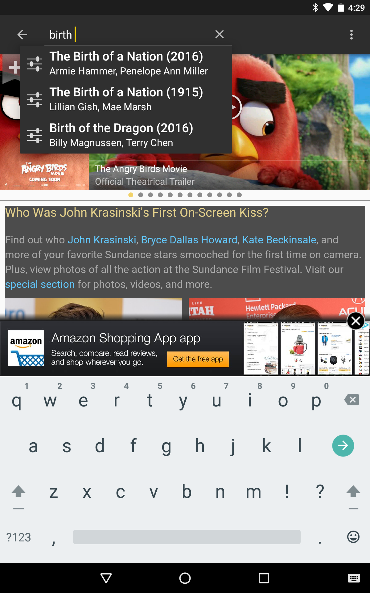 Imdb Android App Gets Material Design Updates To Action Bar Navigation Menu Search And More