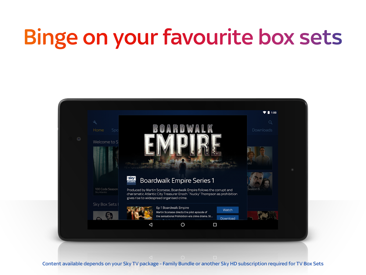 Sky Go Android App Gets A New Homepage, Tablet Interface, And Other ...