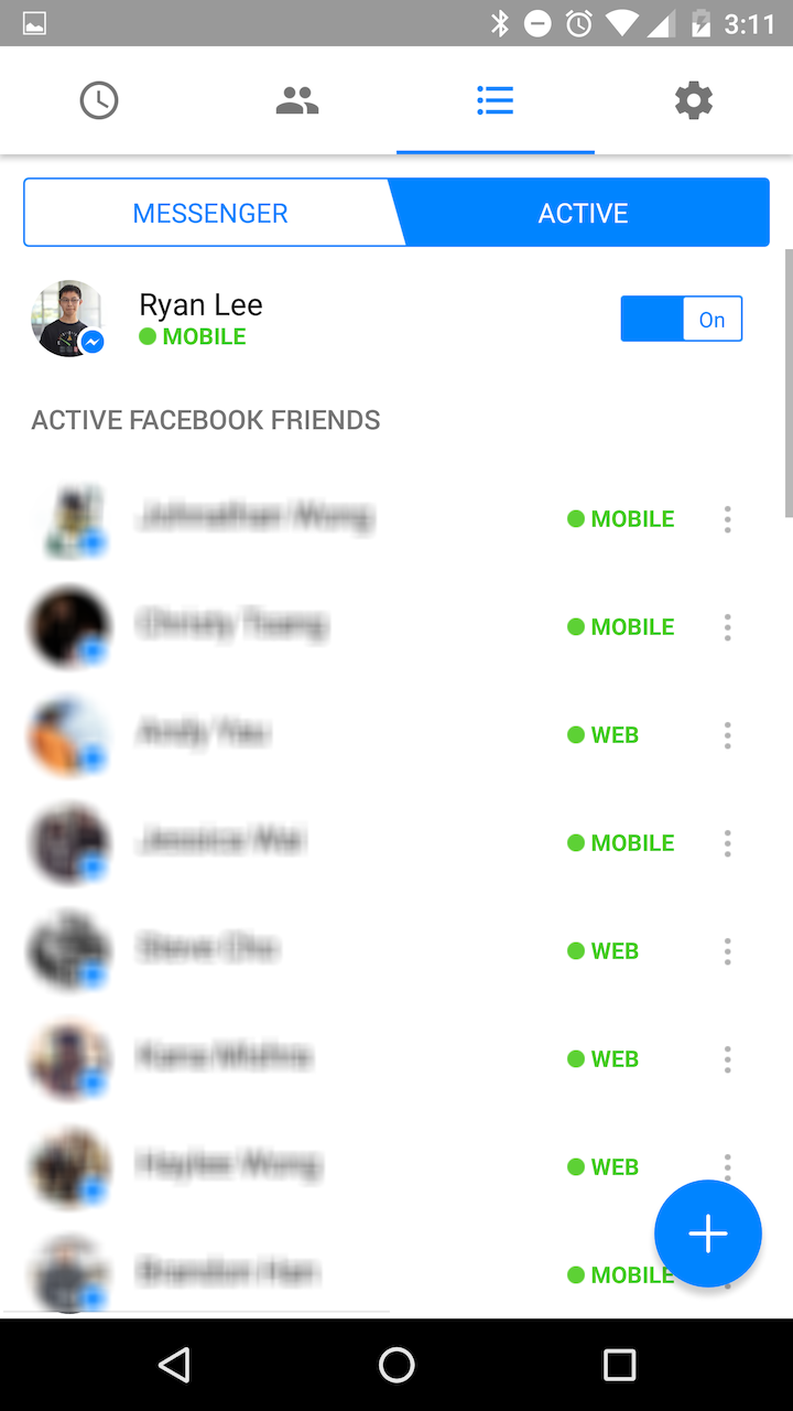 Facebook Is Testing A Slightly More Material Look For Messenger, FAB ...