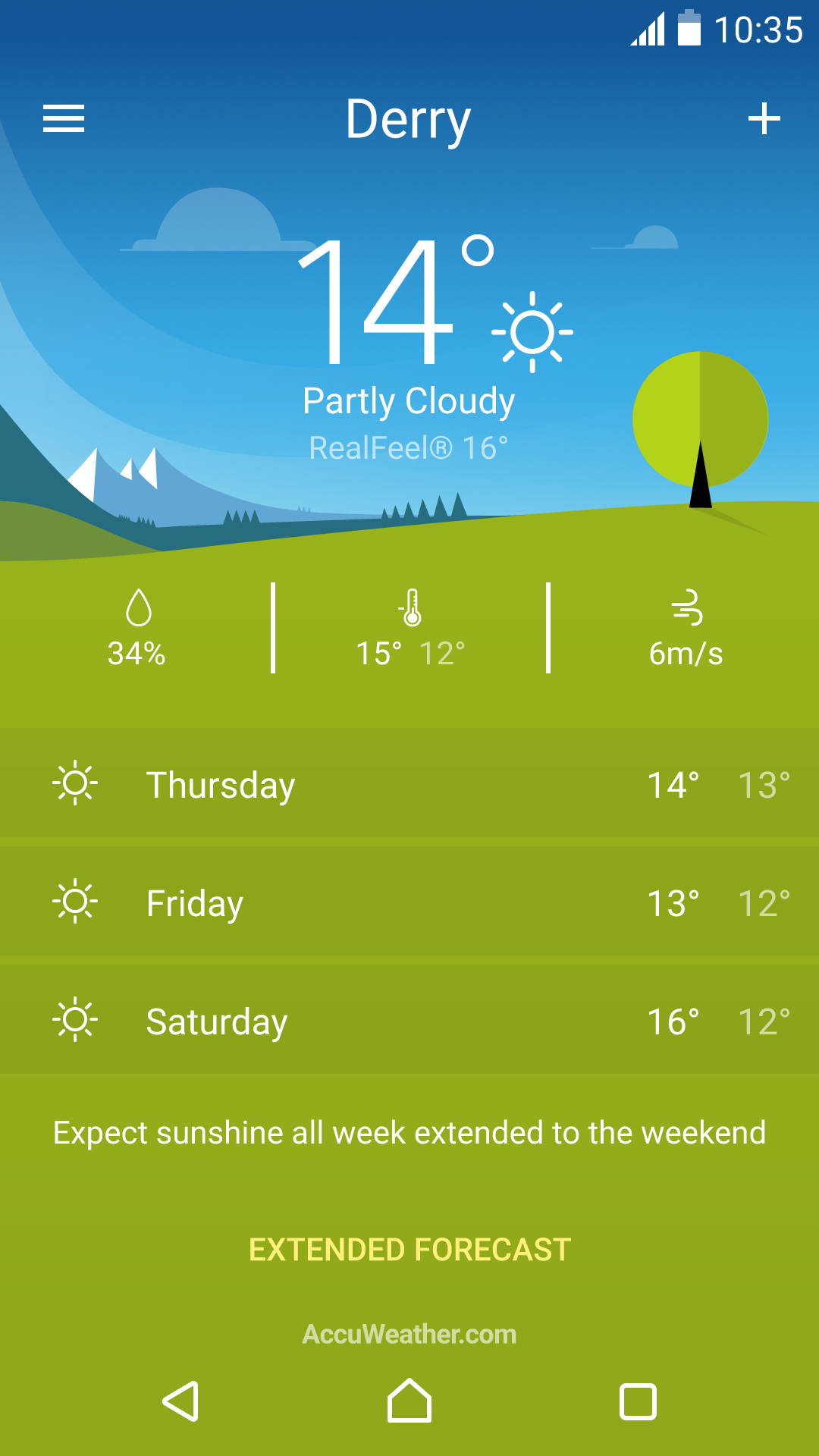 Sony's Xperia Weather App Is Out Of Beta And Live In The Play Store