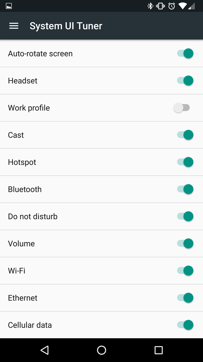 Android N Feature Spotlight: System UI Tuner Expands Status Bar Options ...
