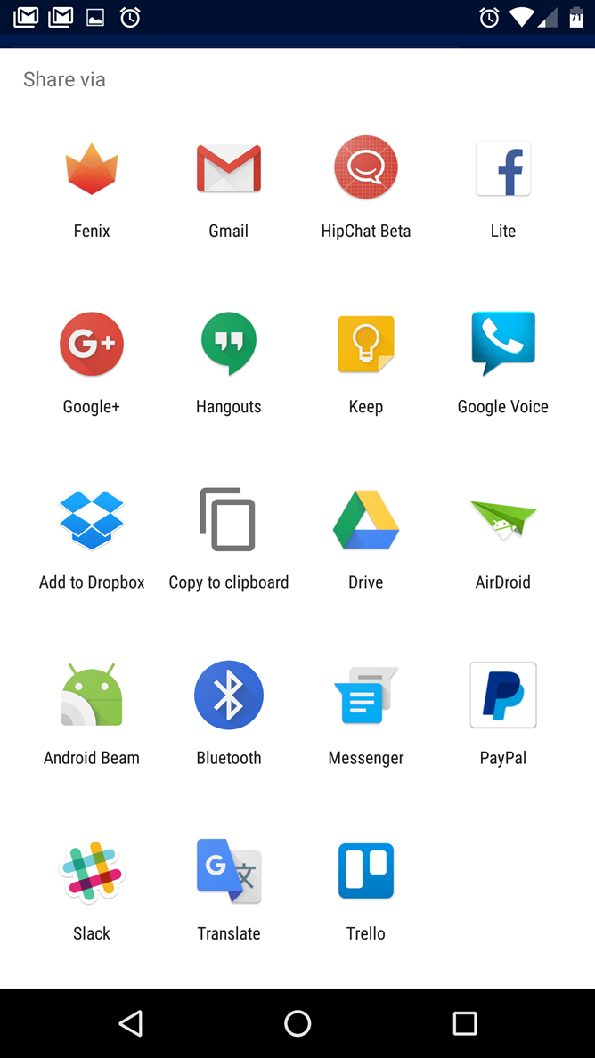 Android N Feature Spotlight: Apps In The Share Menu Can Be Pinned To ...
