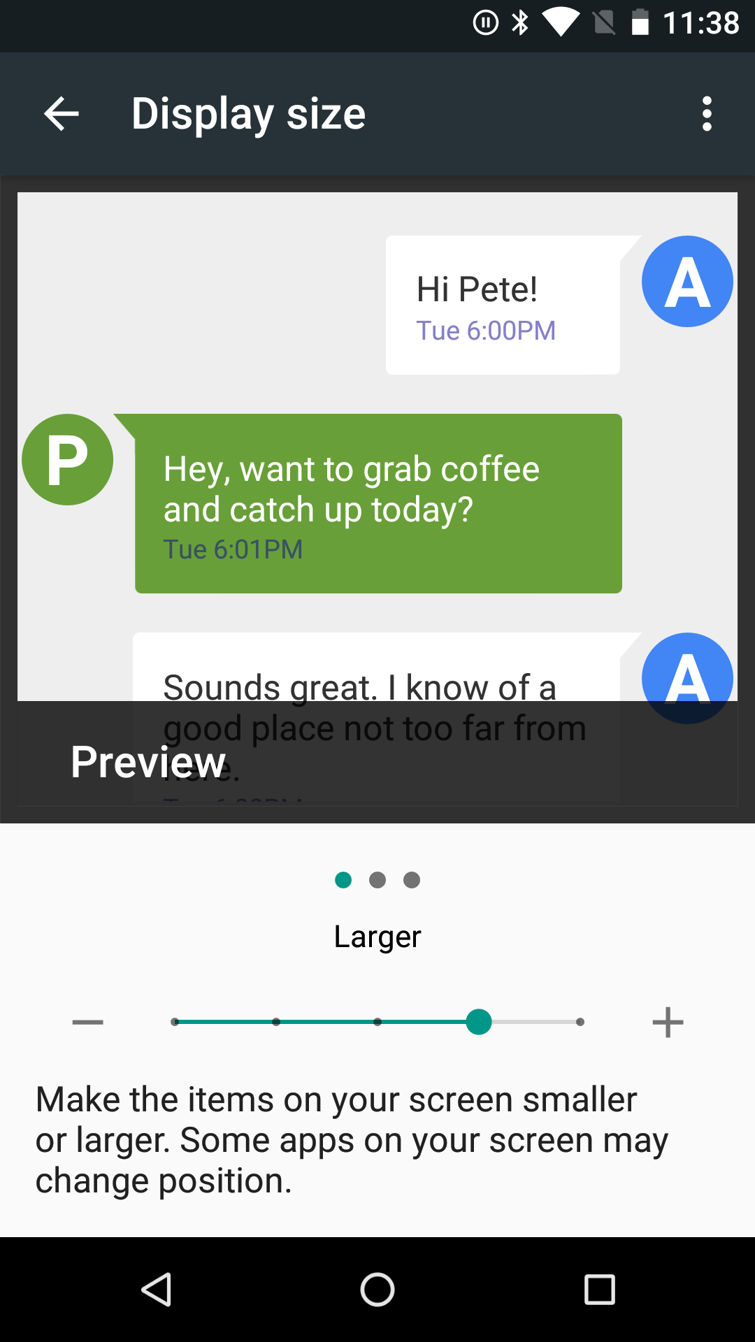Android N Feature Spotlight: Easily Change Your Device's Display DPI ...