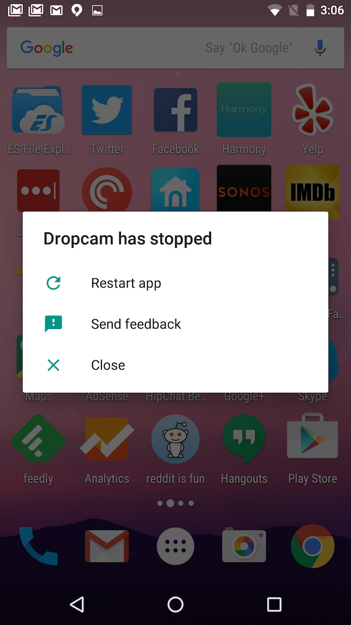 Android N Feature Spotlight: New Force Close Pop-Up Has "Reset And Restart" And "Mute Until ...