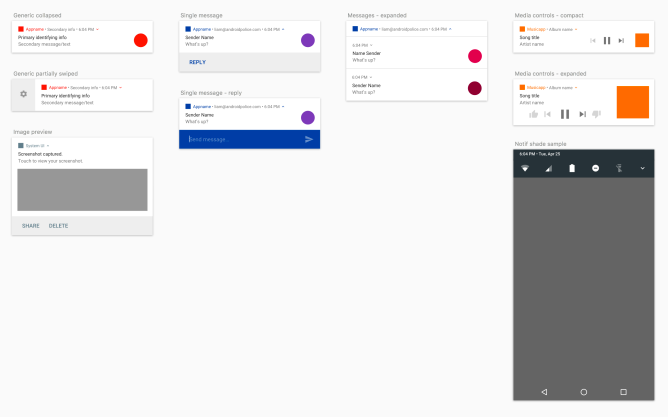 Download: Android N Notification Sticker Sheet (For Sketch) To Quickly ...