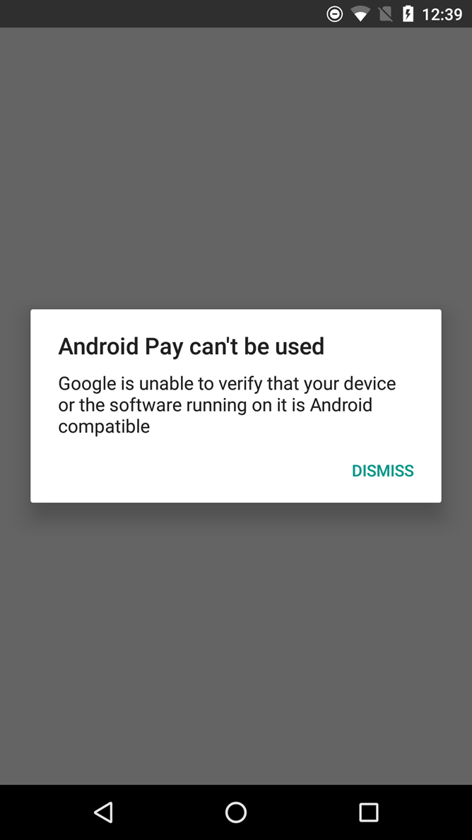 [Update: Fix] Android N Developer Preview 4 breaks Android Pay functionality once again