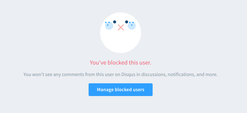 [Meta] You can now block annoying jerks in Disqus comments