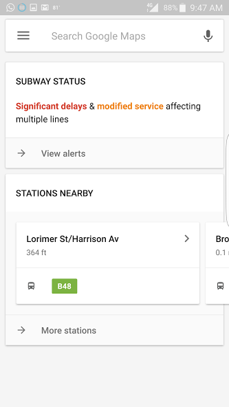 Google Maps is rolling out Wi-Fi only mode and mass transit delay ...