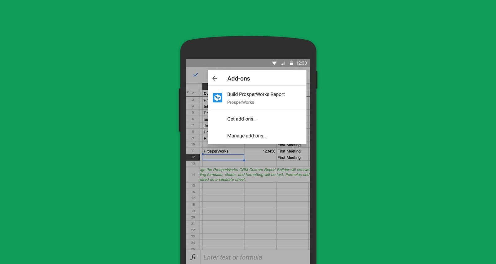 Add-ons for Docs and Sheets are now on Google Play