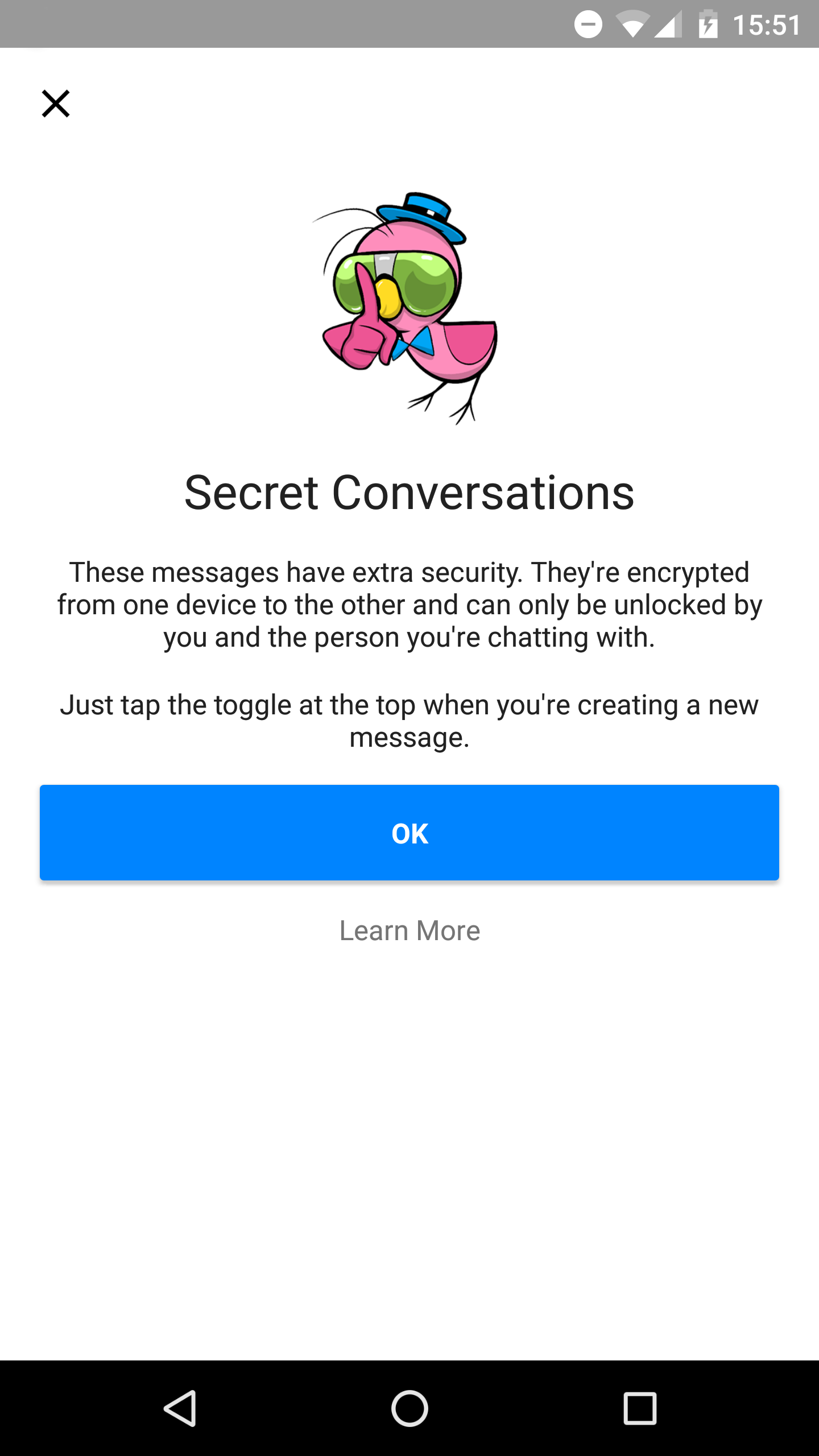 [Update: Rolling out] Facebook Messenger "Secret Conversation ...
