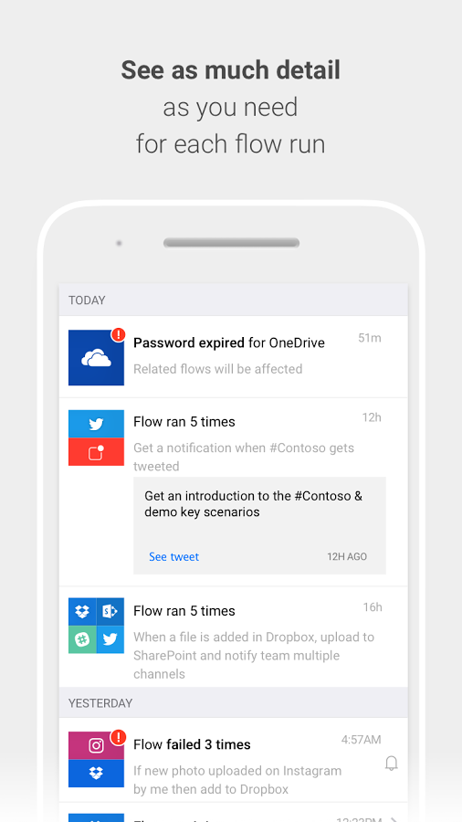 Flow, Microsoft's cloud automation engine, gets an Android beta app