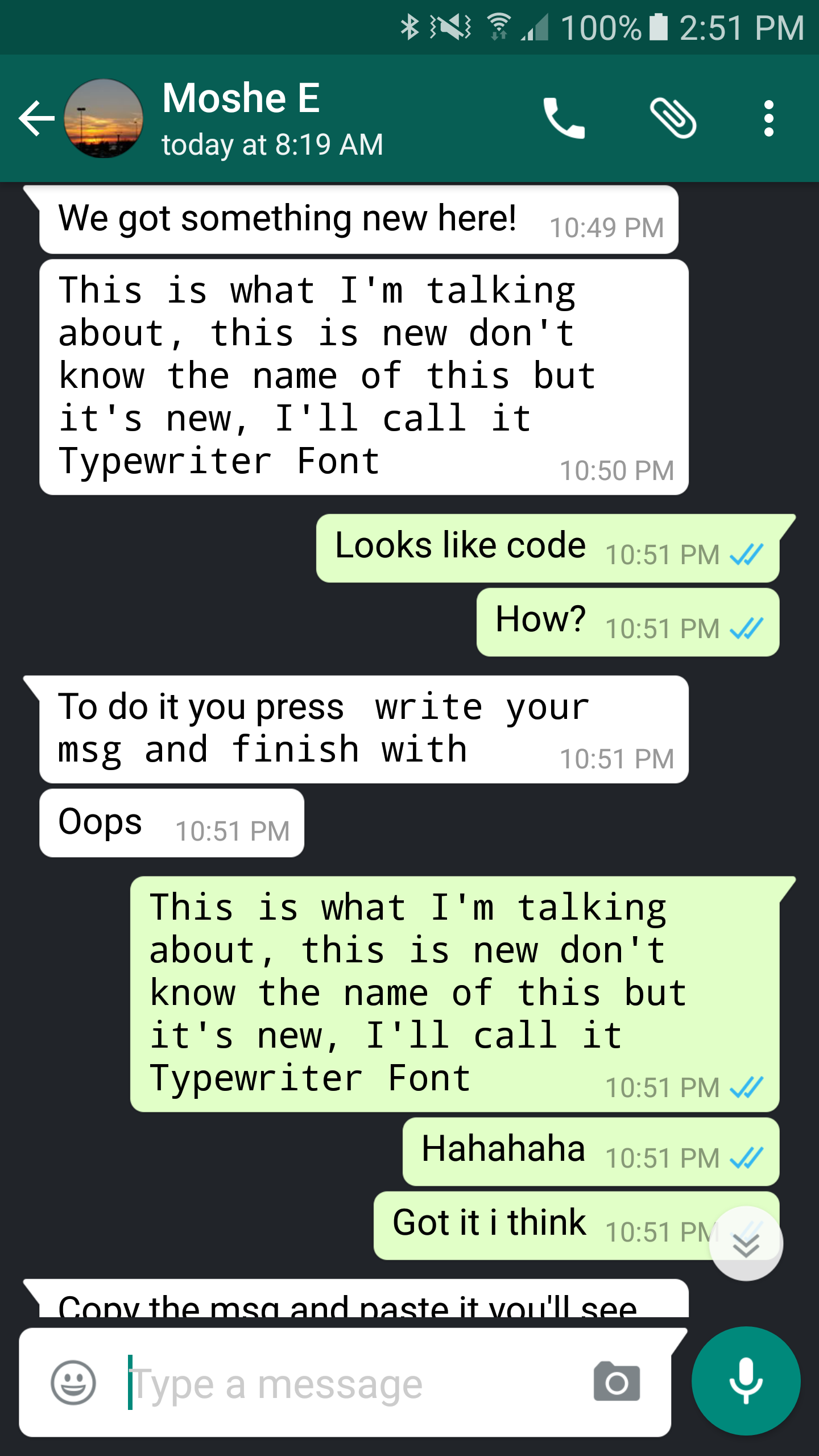 WhatsApp adds Voicemail and Call Back options, new Fixedsys font