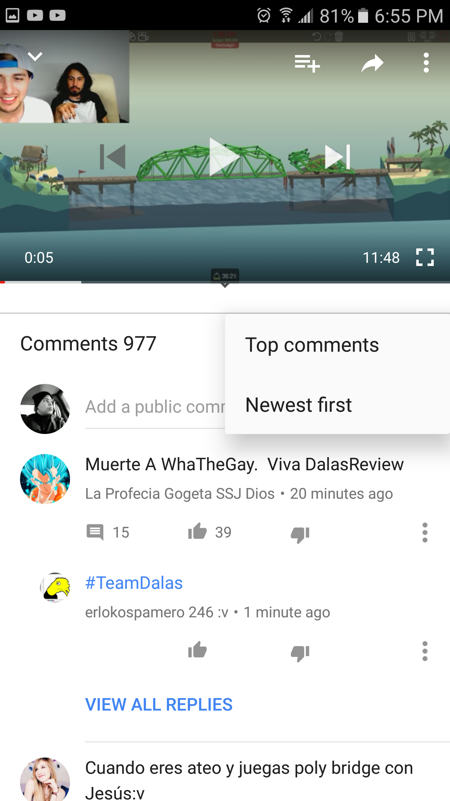 YouTube is testing an improved comment UI in the Android app: likes ...