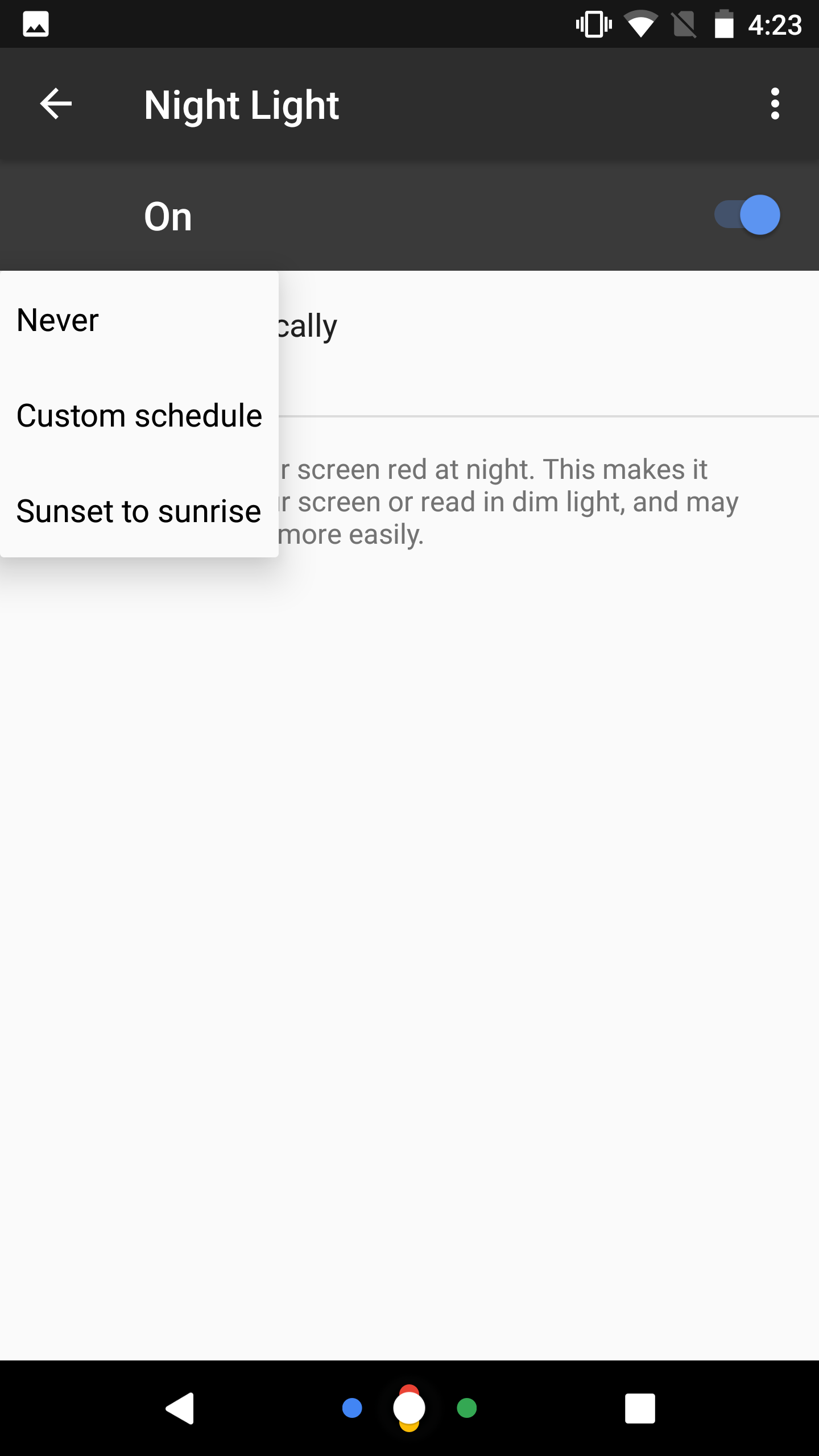 Exclusive: Dual-tab settings UI, "Night Light" mode, ambient display ...