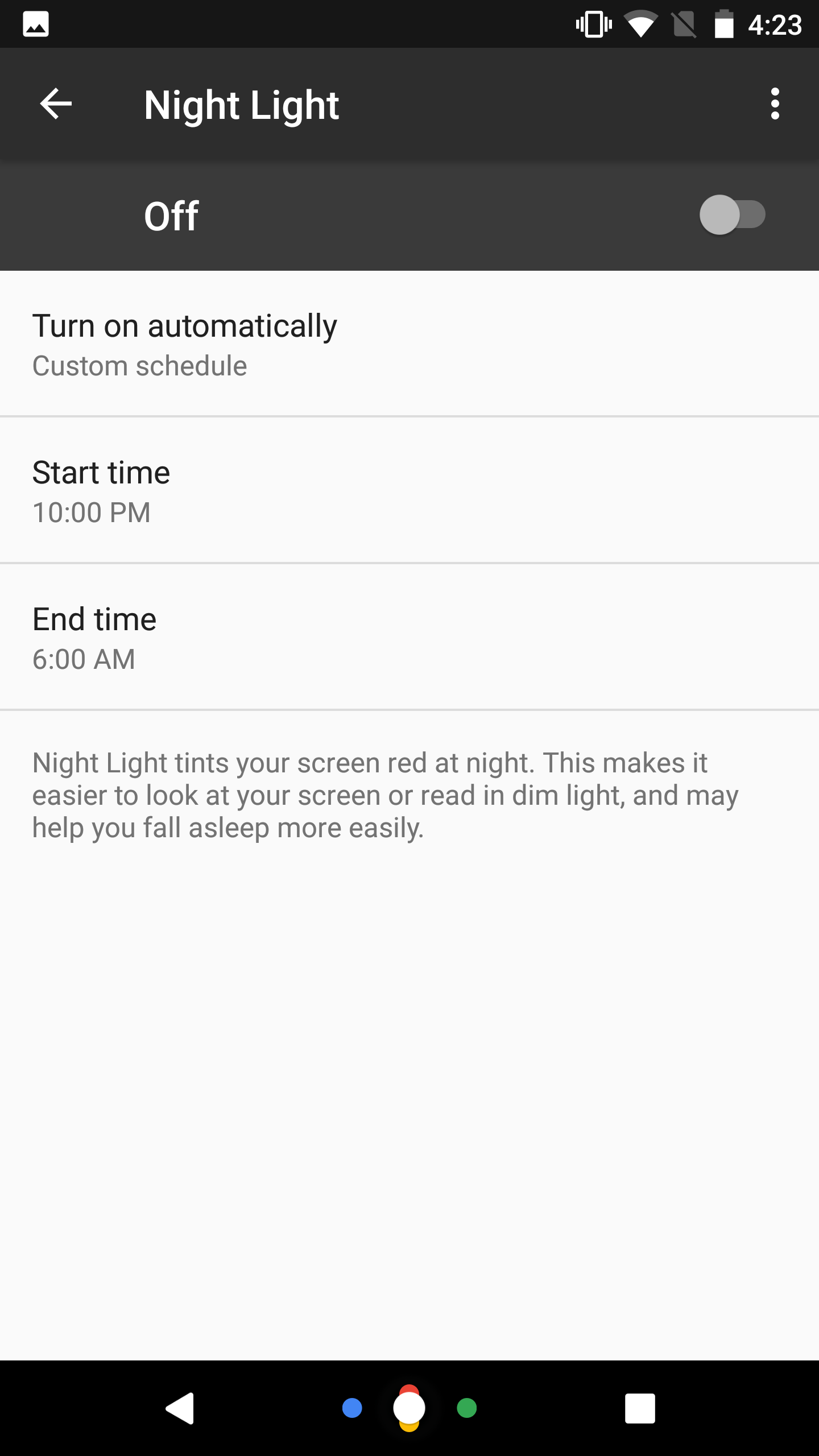 Exclusive: Dual-tab settings UI, "Night Light" mode, ambient display ...