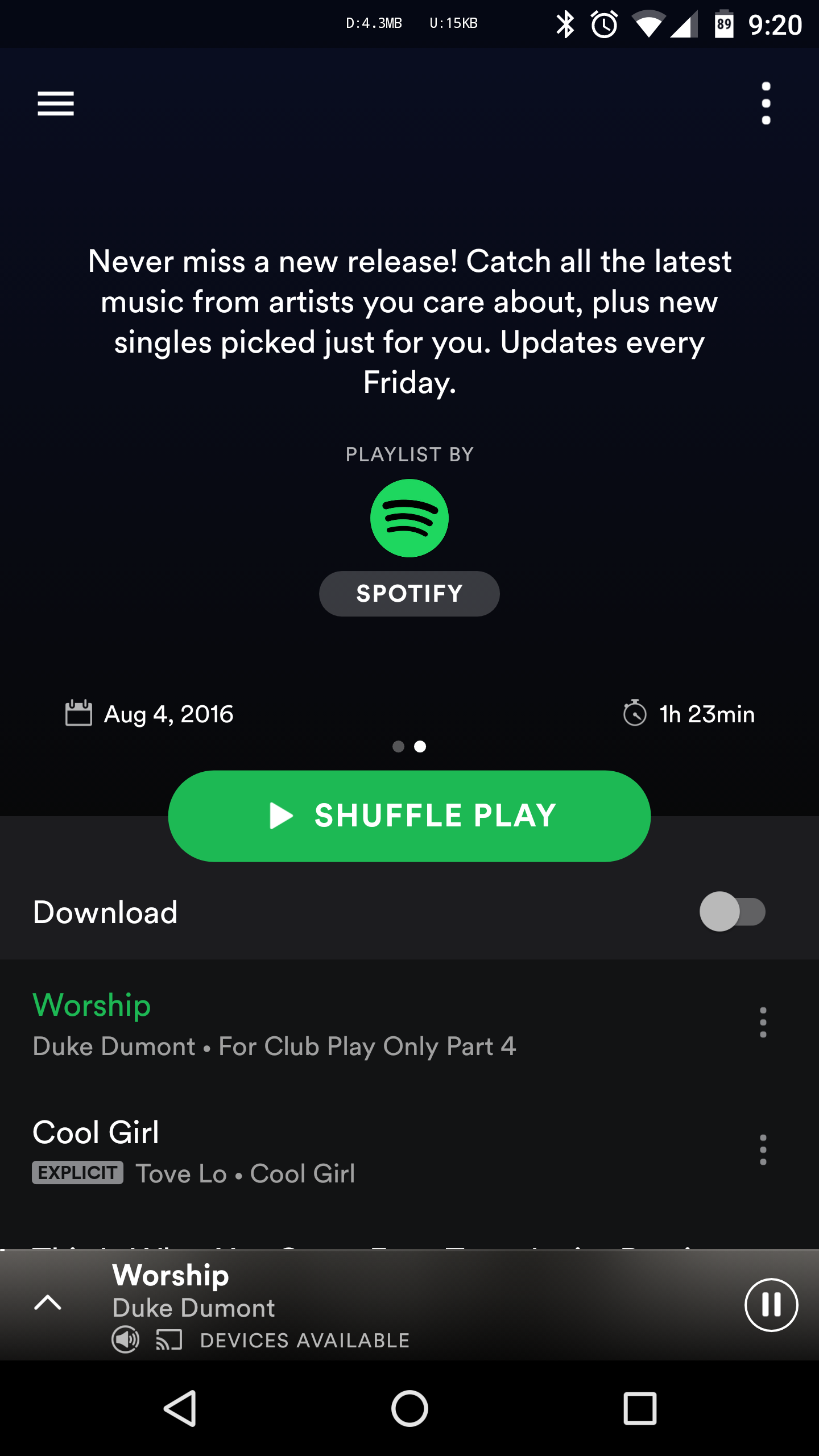 Spotify Release Radar is a personalized playlist with new releases from ...