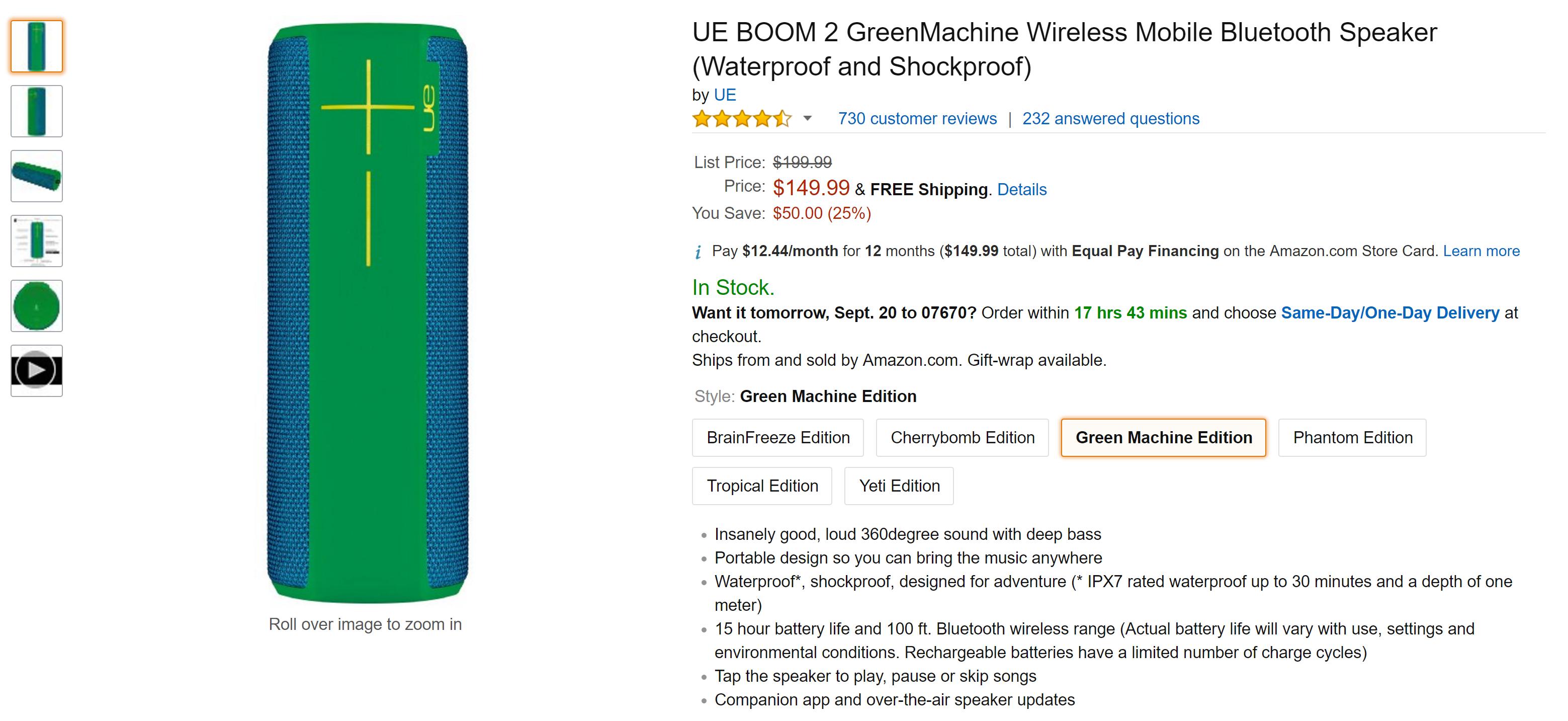 [Deal Alert] Get a Logitech UE Boom 2 in any color for just $149.99 on ...