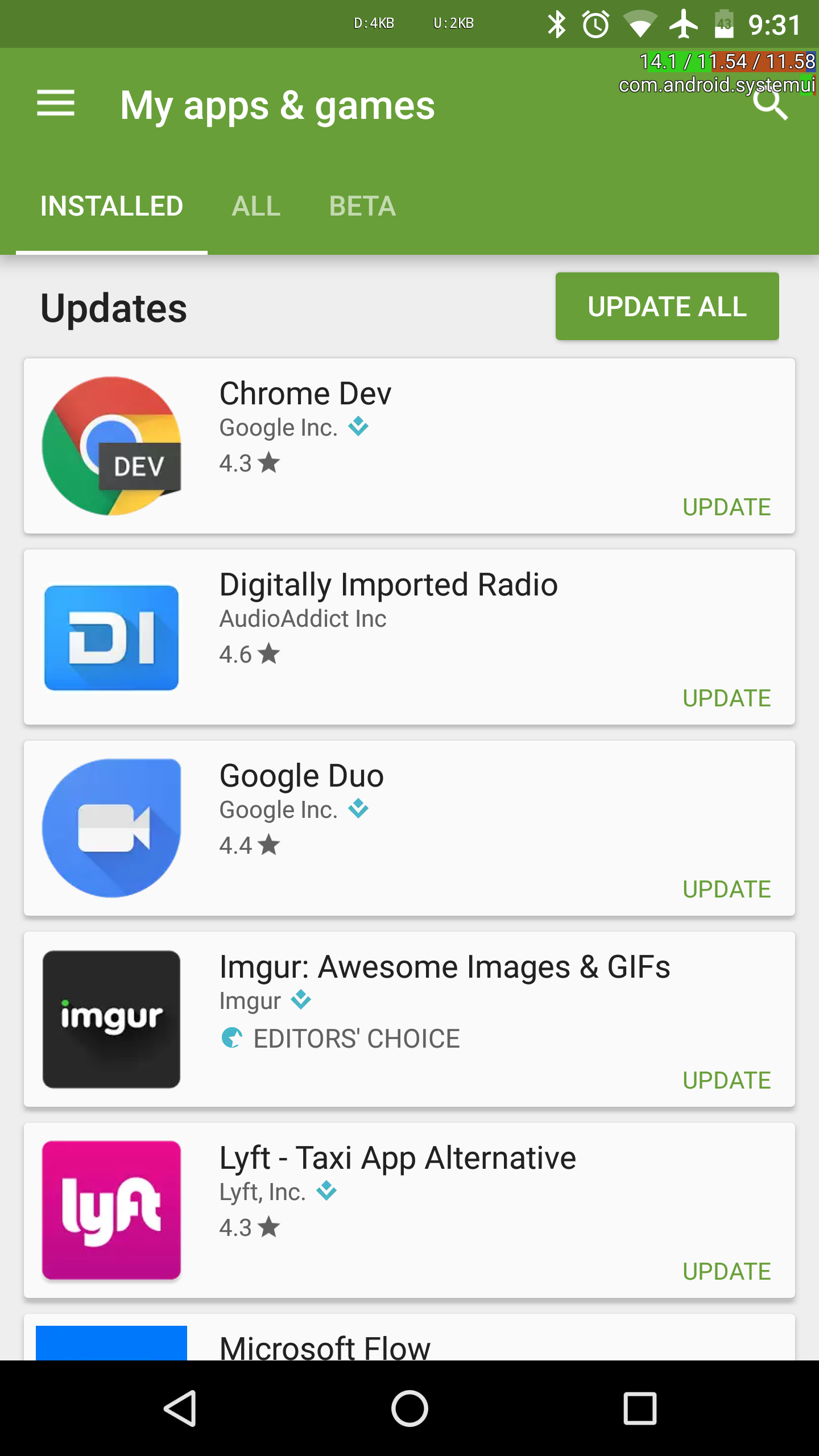 Fixed Chrome Beta And Dev Are Now Properly Showing Up And Updating In My Apps On The Play