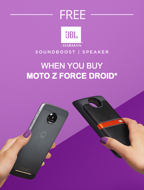 [Deal Alert] Get a free Moto Mod with the purchase of a Moto Z Droid or ...