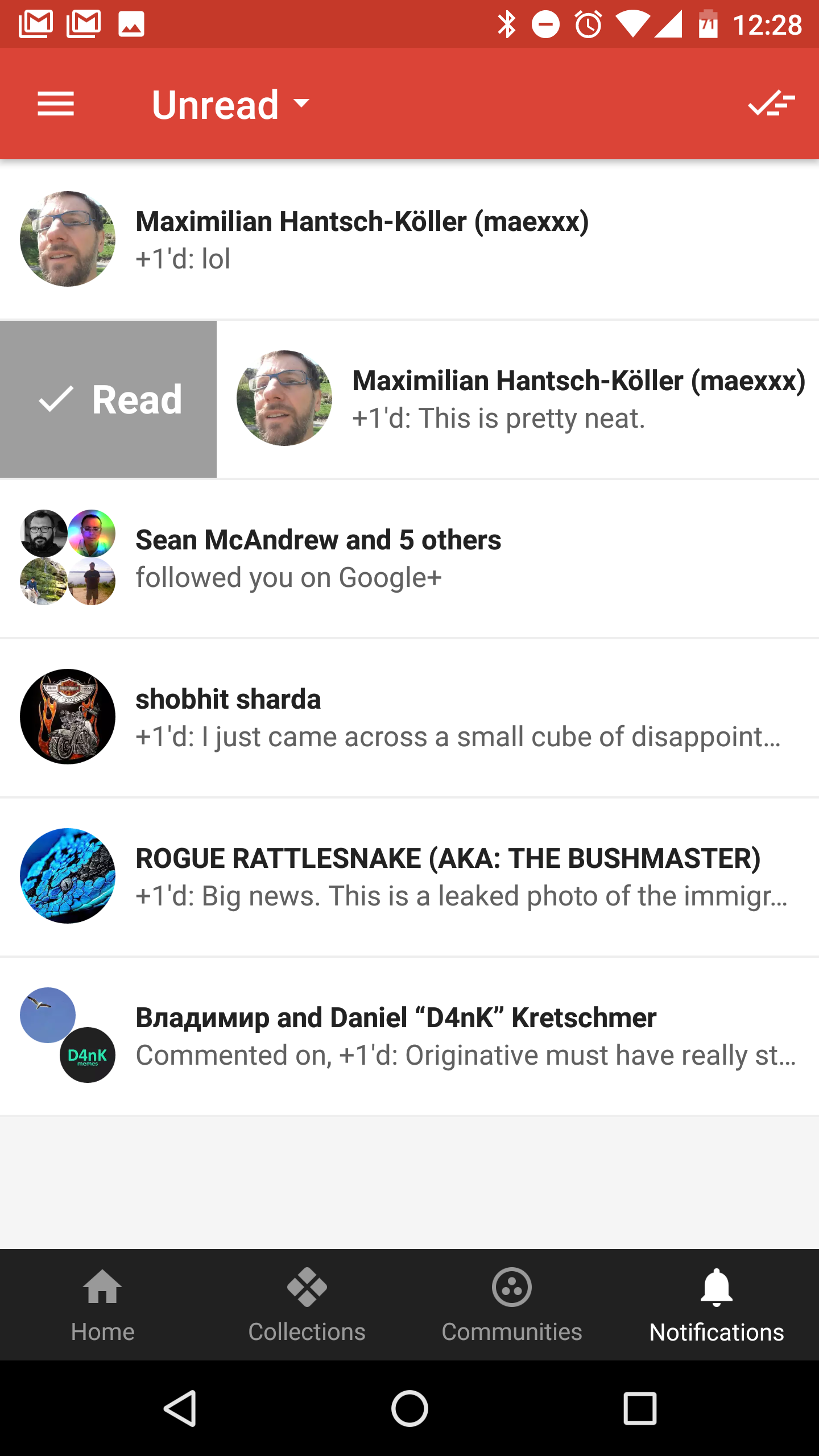 Improved Google+ notifications appear to be rolling out to all