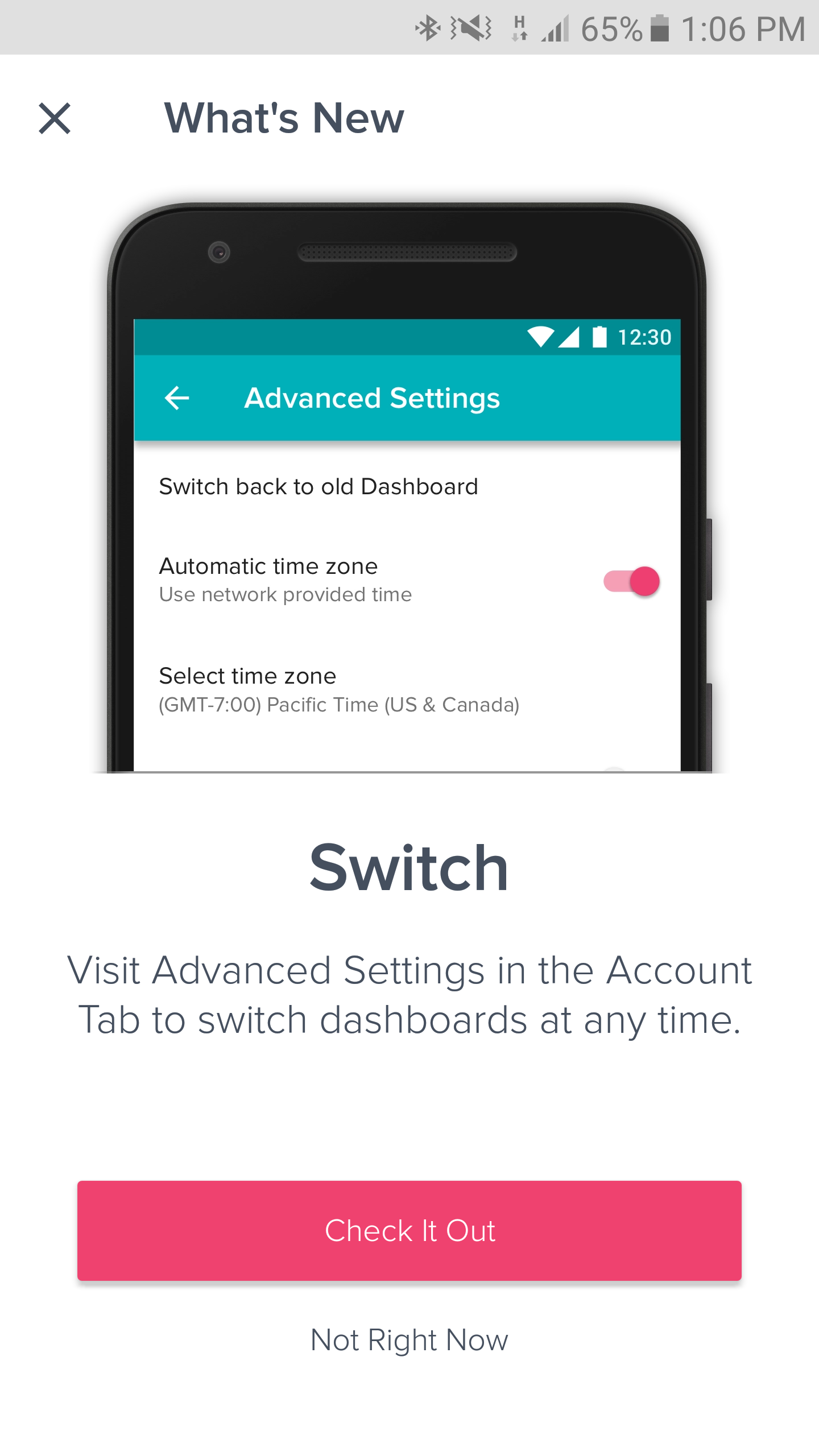 Fitbit Mobile Dashboard
