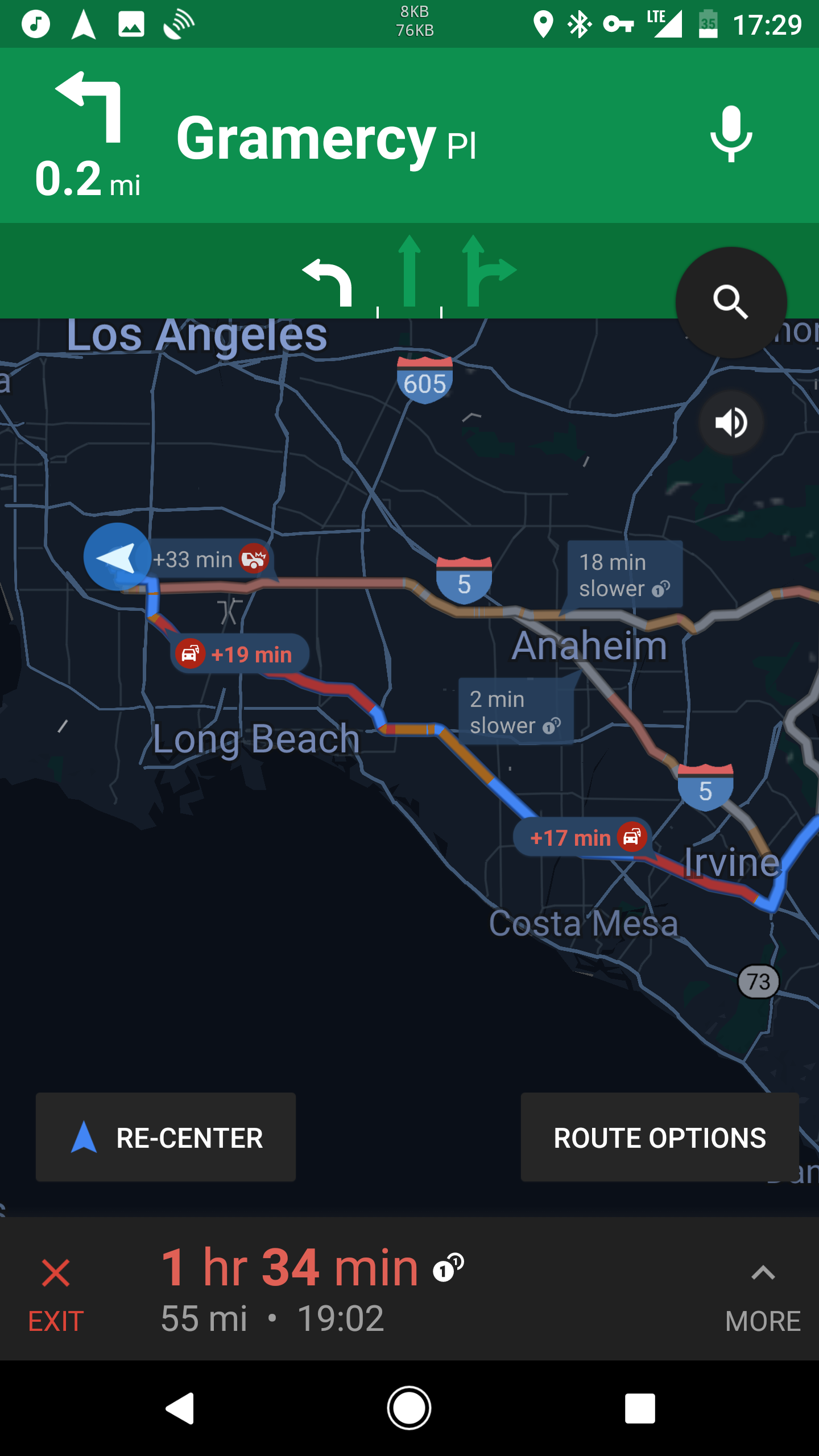 Google testing modified navigation interface in Maps
