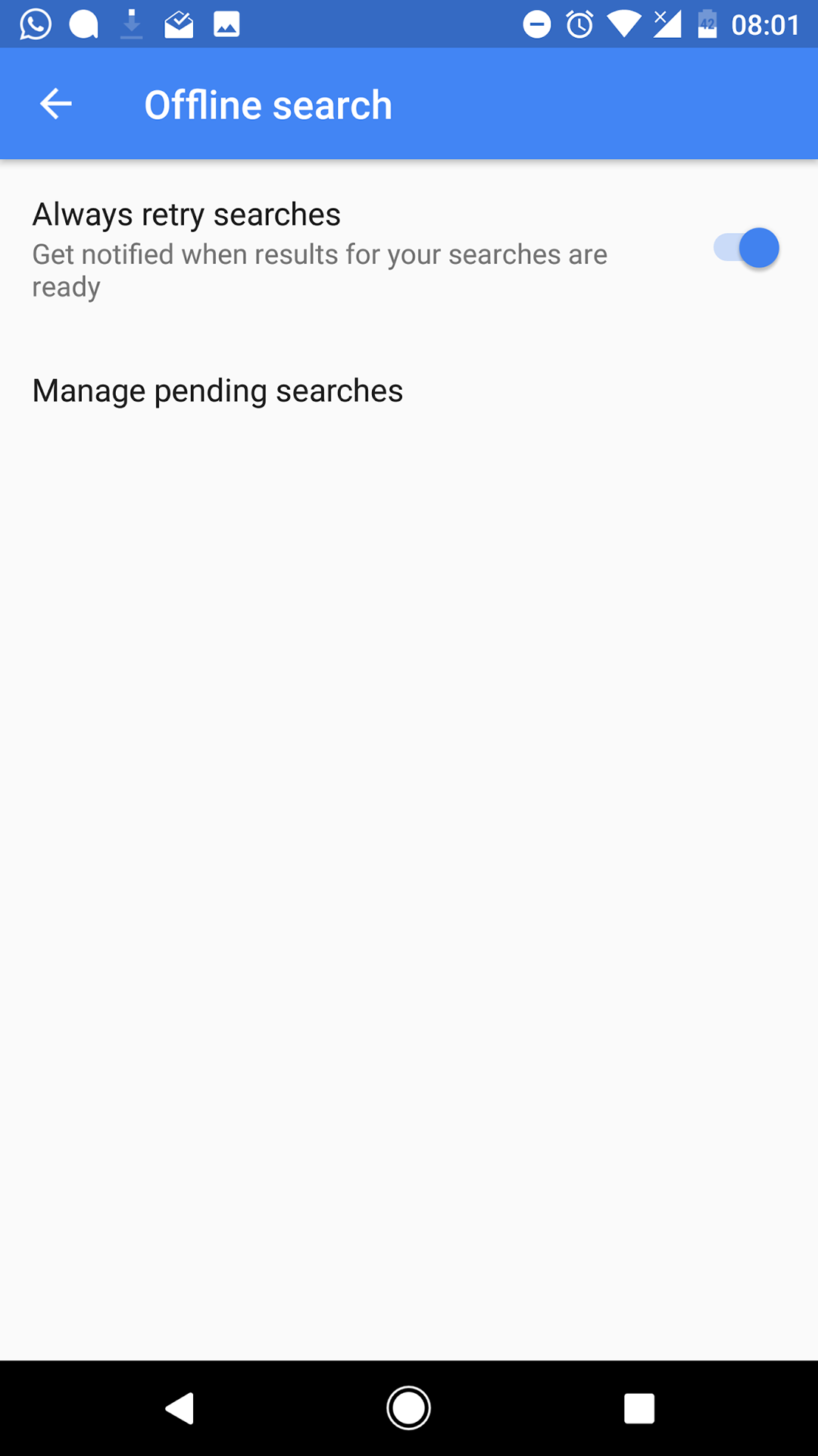 Google Search is testing new Recent tab, Offline and Lite search modes