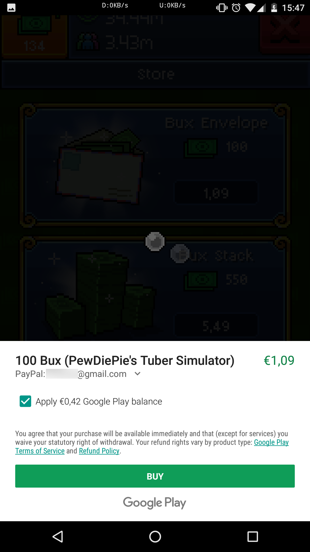 New dialog interface for in-app purchases looks more in tune with the ...