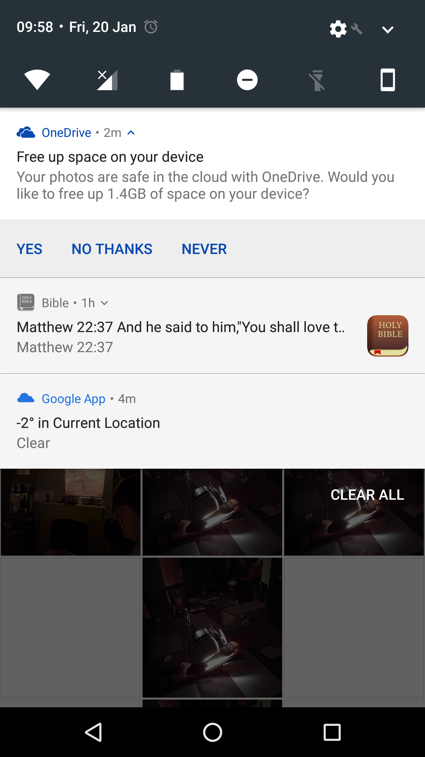OneDrive adds a 'free up space' option for photo storage to its beta app