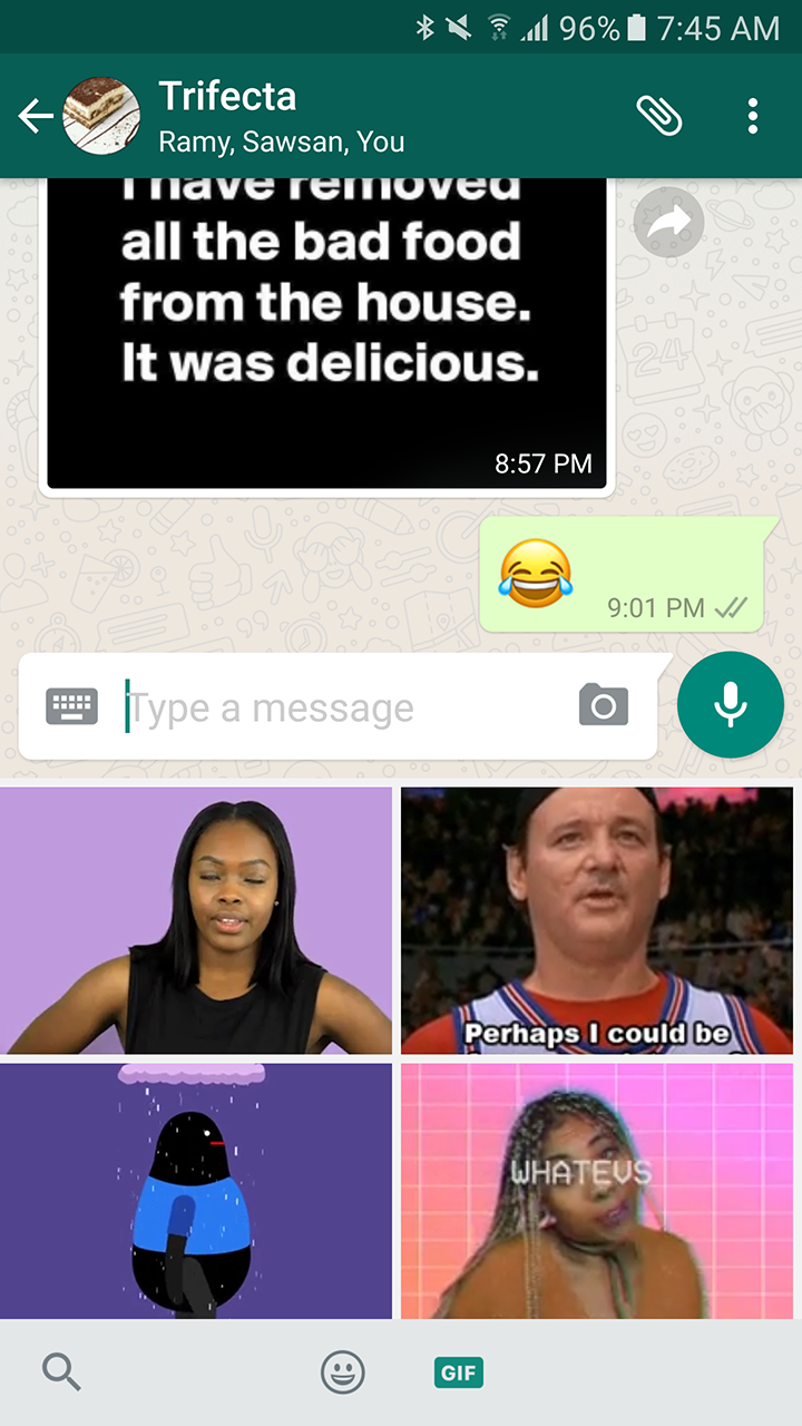 [Update: Giphy and Tenor] WhatsApp adds GIF search through Giphy ...