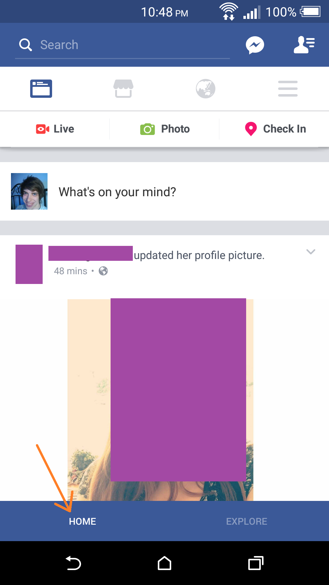 Facebook testing a bottom navigation bar in its app