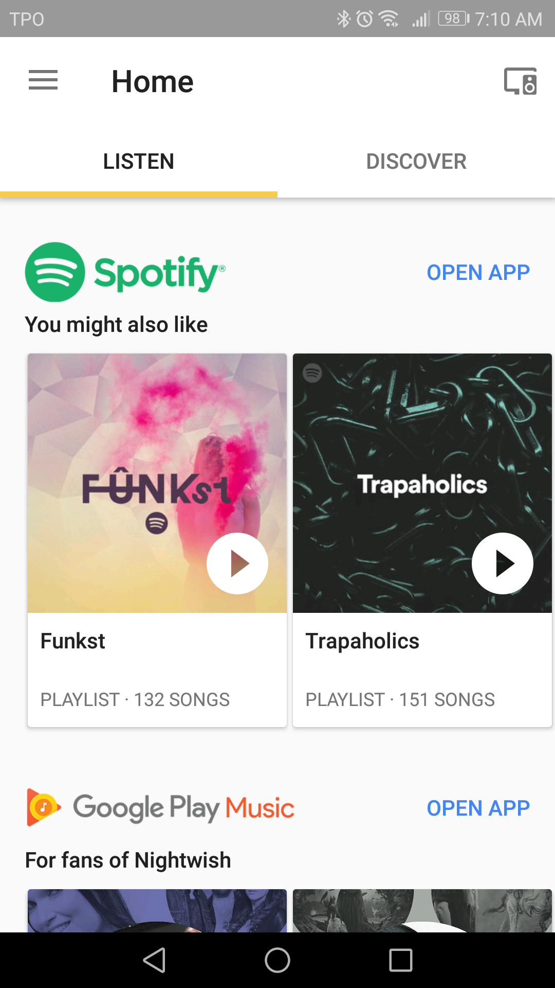 The Google Home app gets a new Listen tab for music suggestions and ...