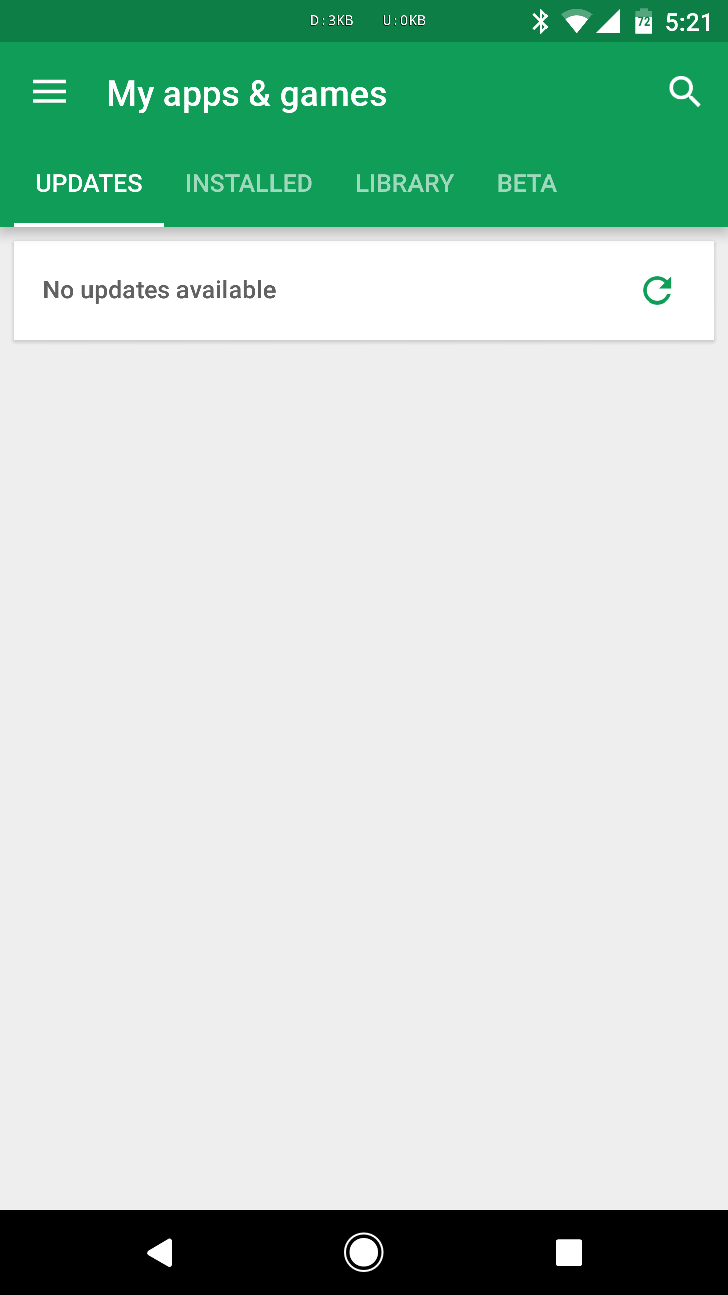 The new Play Store "My Apps" screen layout is rolling out more widely