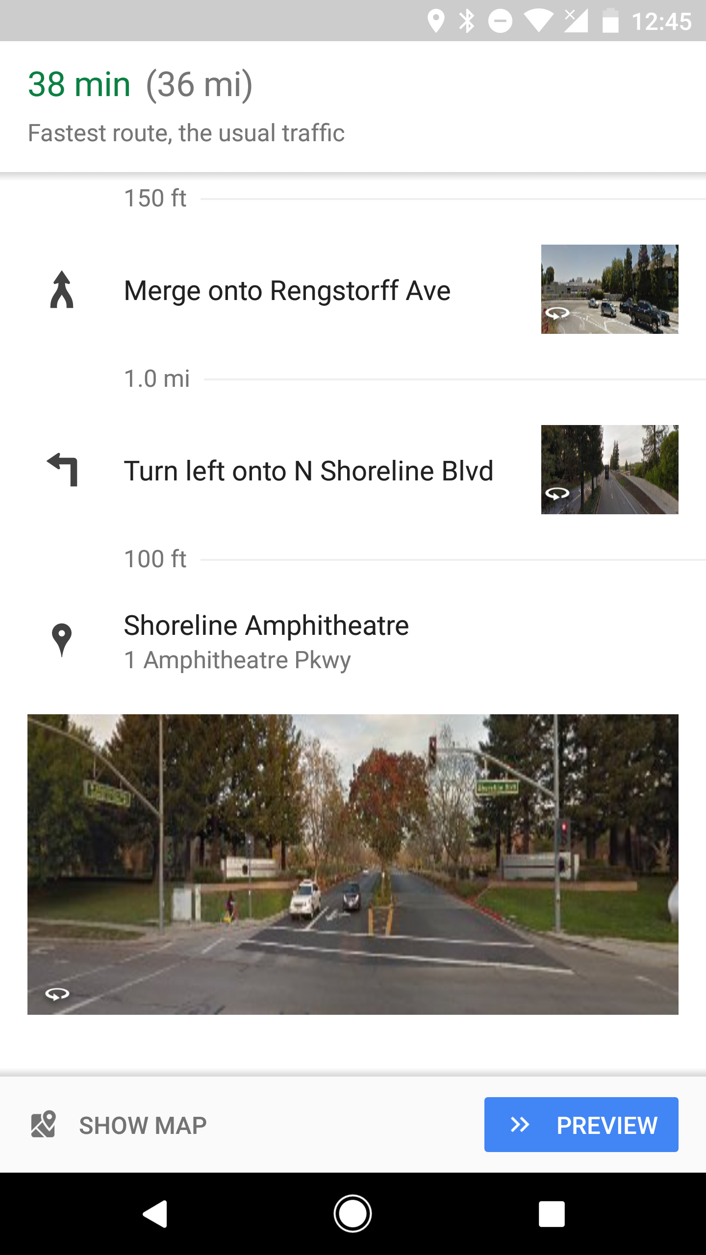 Google Maps gains Street View images for directions and a bottom bar ...