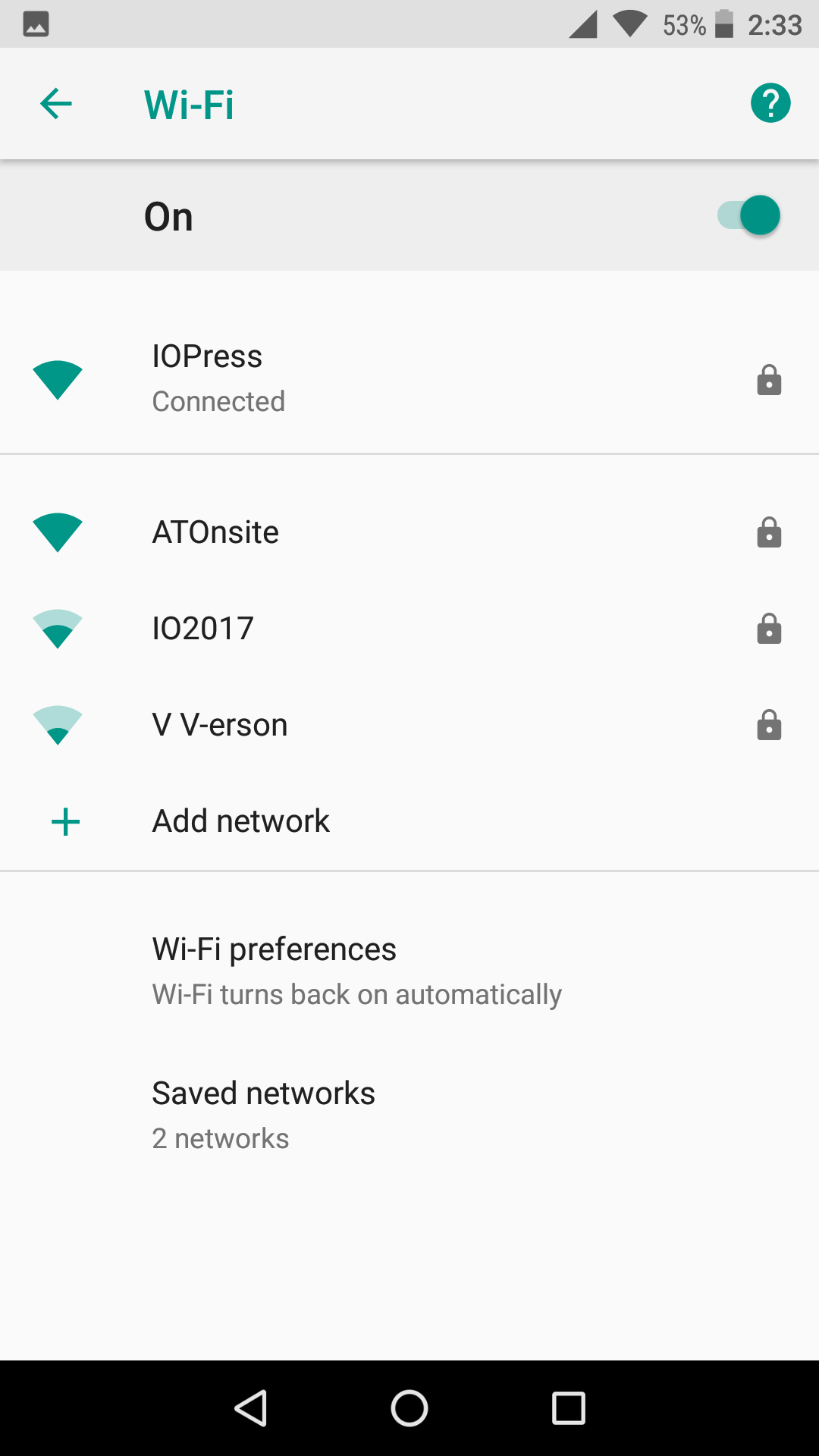 Android O feature spotlight: You can automatically enable WiFi near trusted networks, and it now ...