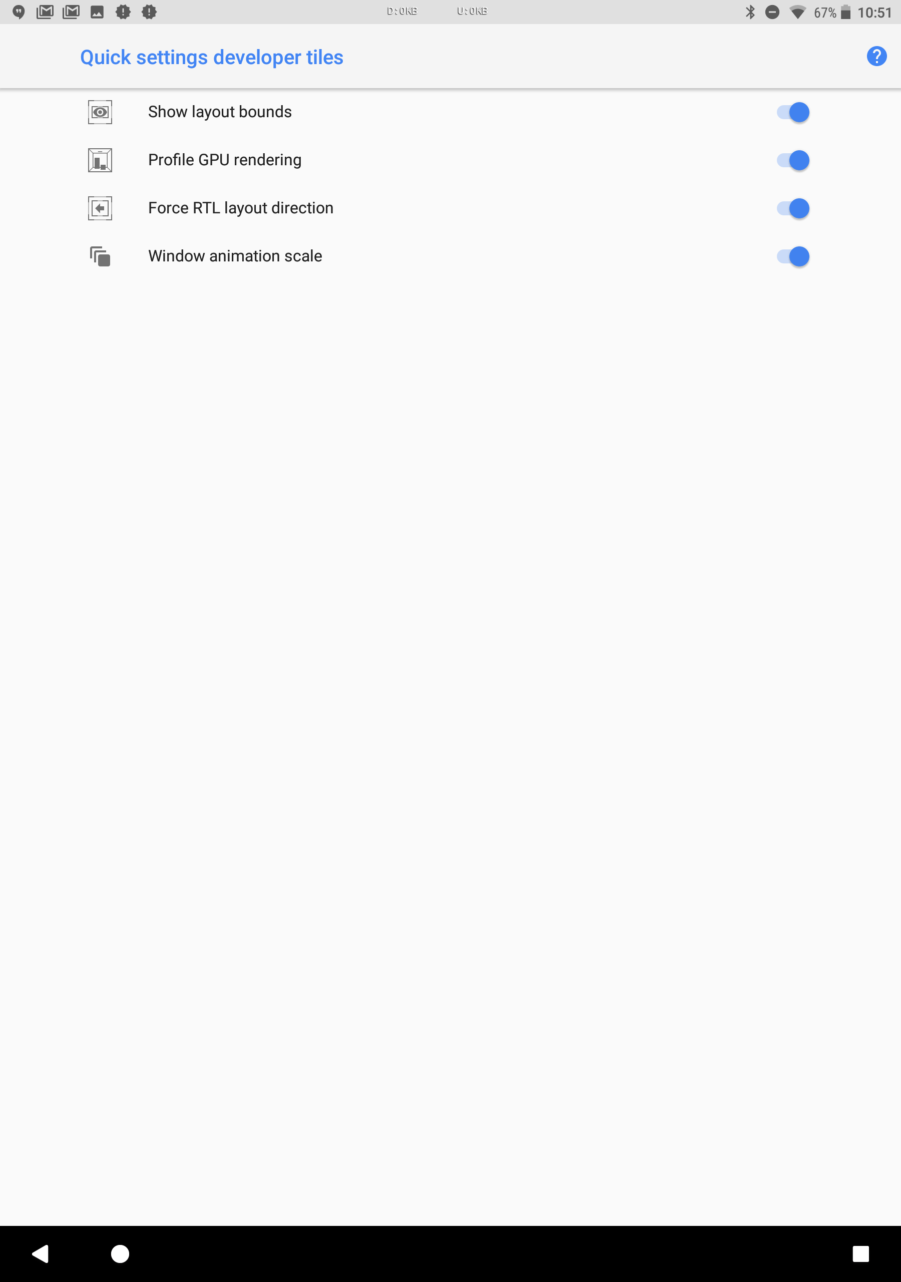 Android O Feature Spotlight Dev Options Has New Window Animation Scale And Force Rtl Layout 