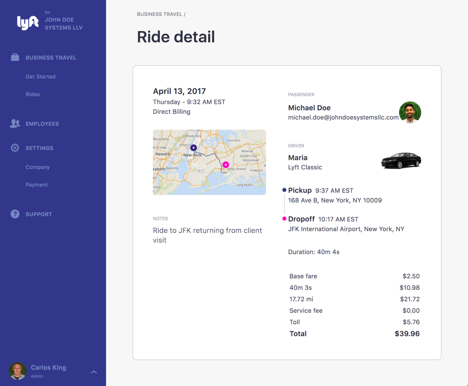 Lyft announces Lyft for Business, free to use with better tools for teams